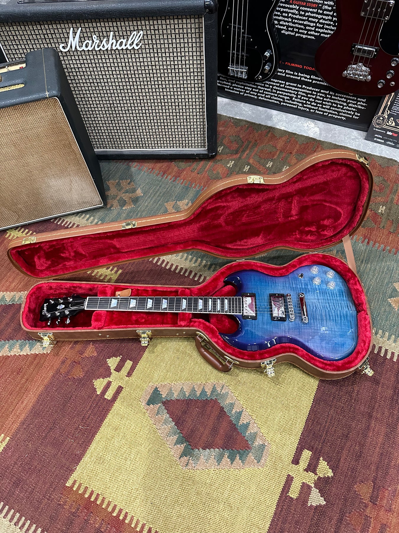 2007 Gibson SG - Blue Burst – Jimmy Wallace Guitars