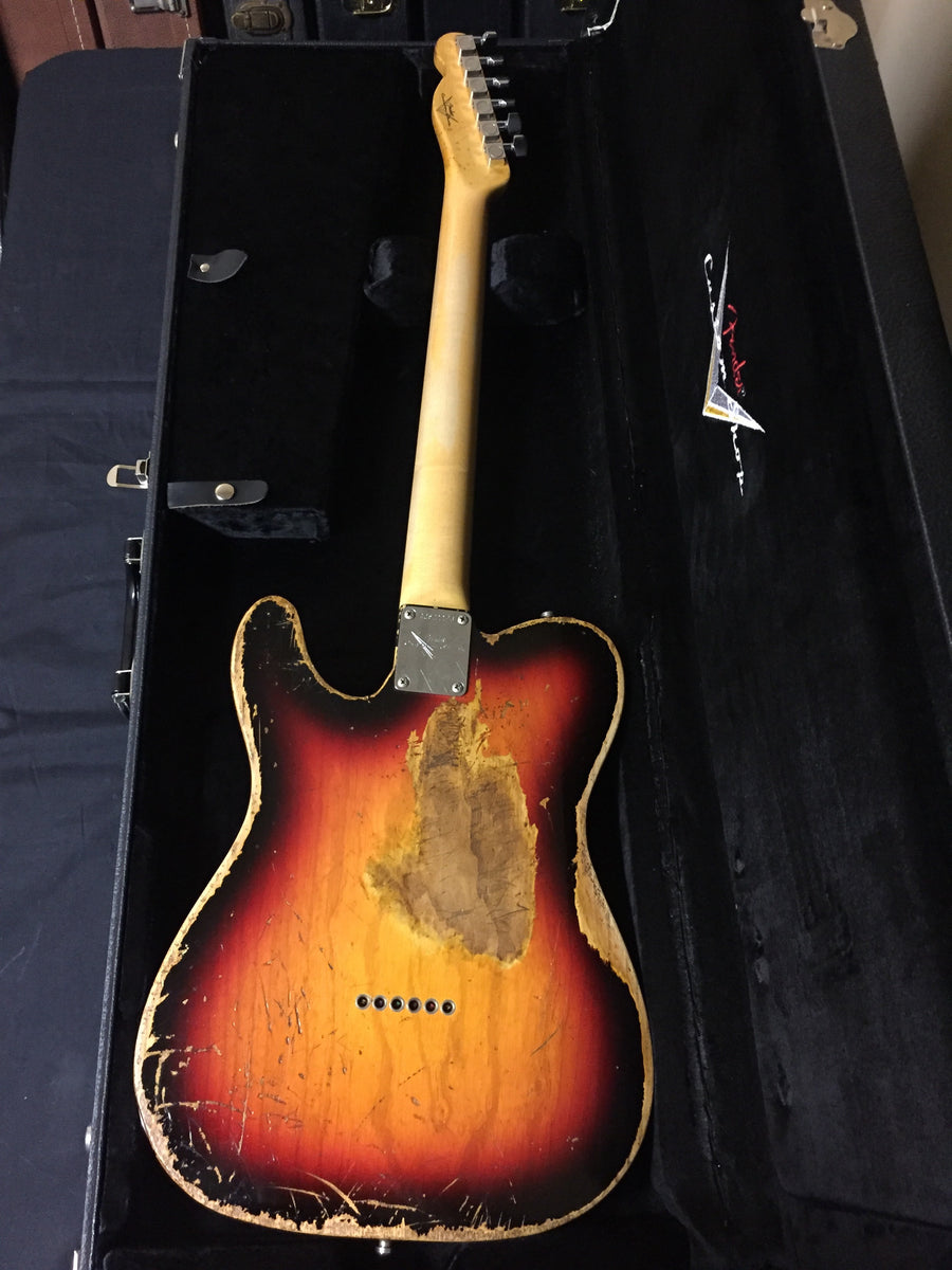 Fender Custom Shop 63 Heavy Relic Telecaster 3 Tone Burst ****SOLD ...
